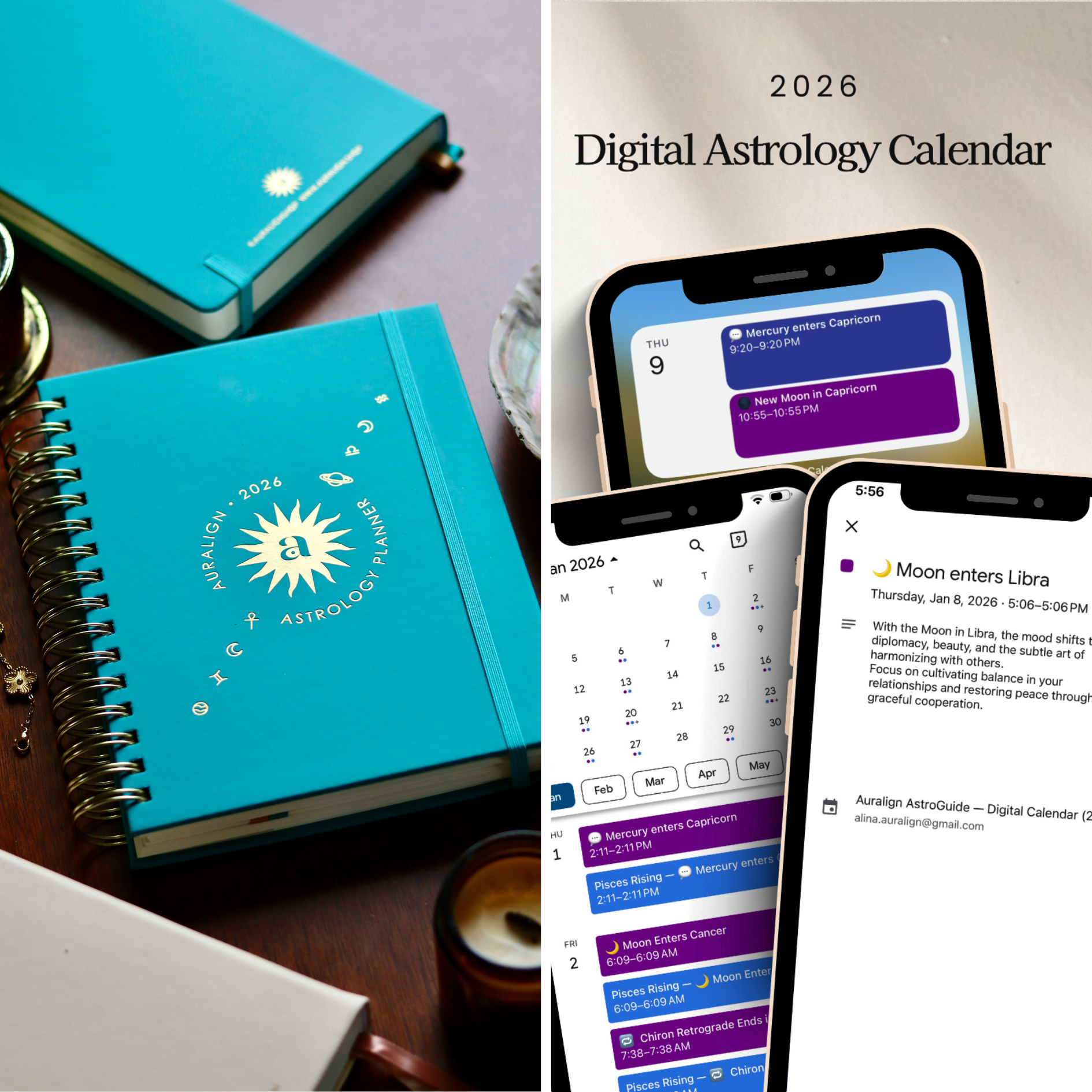 SPIRAL PLAN + DIGITAL CALENDAR BUNDLE – Auralign